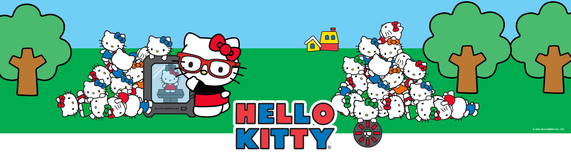 日本Sanrio發佈 - Hello Kitty可3D打印的模型在Makerbot Digital Store 銷售 - Idea Maker HK