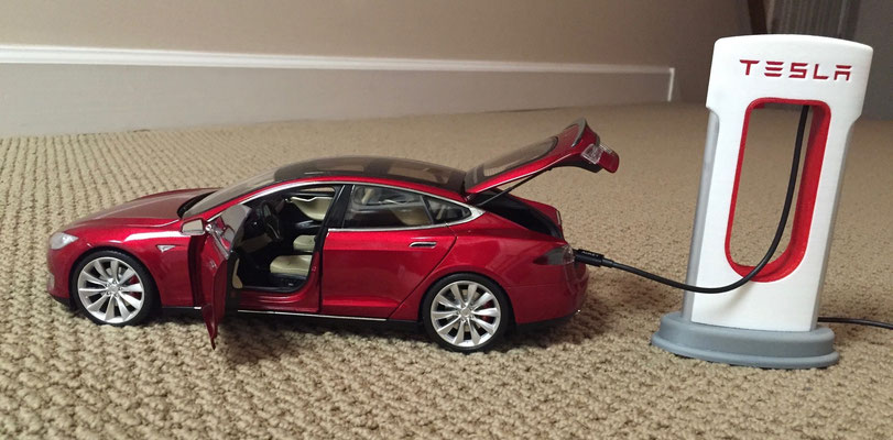 DIY Tesla Supercharger (手機charger!）powered by Zortrax M200 - Idea Maker HK